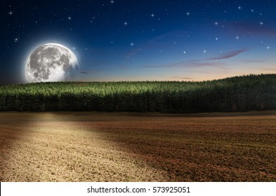 Night Background Elements This Image Furnished Stock Photo 573925060 ...