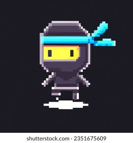 Pixel Art Vector-style Image Ninja Head AI-generated image 2518625649 ...