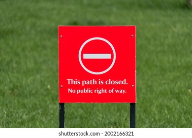 669 Footpath closed sign Images, Stock Photos & Vectors | Shutterstock