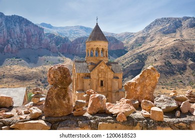 Noravank Monastery Complex Built On Ledge Stock Photo 1200618523 ...