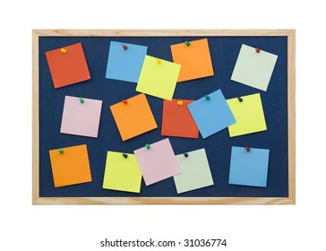 Sticky Note Bulletin Board: เวกเตอร์สต็อก (ปลอดค่าลิขสิทธิ์) 1012359442 ...