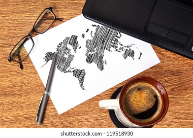 36,936 World map on table Images, Stock Photos & Vectors | Shutterstock