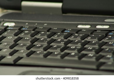 Keyboard Back Lighting Closeup Laptop Keyboard Foto Stok 1488211418 ...