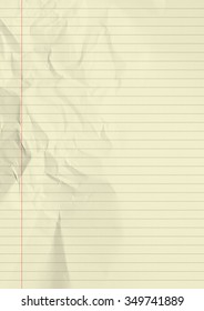 Notebook Lined Paper Texture Background Stock Photo 349741889 ...