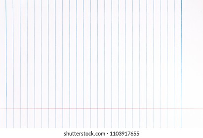 Vector Illustration White Lined School Paper Stock Vector (Royalty Free ...