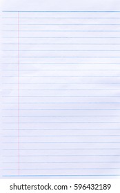 Notebook Lined Paper Background Stock Photo 596433380 | Shutterstock