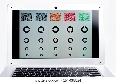 Visual Acuity Test Chart Landolt Ring Stock Photo (Edit Now) 1622724751
