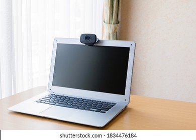 Notebook Pc Webcam On Table Stock Photo 1834476184 | Shutterstock