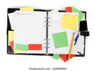 Notebook Sticky Notes Stock Photo 664684096 | Shutterstock