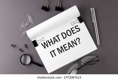 What does that mean : 1 056 images, photos et images vectorielles de ...
