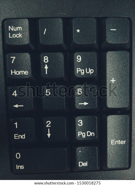 Num Lock Keyboard Button Suitable Background Stock Photo 1530018275 ...