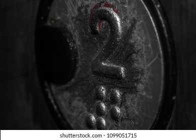 Number 2 Elevator Button Stock Photo 1099051715 | Shutterstock