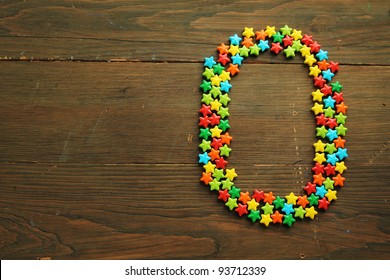 Number Zero Made Star Shape Candies Stock Photo 93712339 | Shutterstock