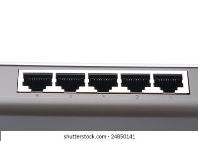 Object On White Ethernet Switch Close Stock Photo 24850141 | Shutterstock