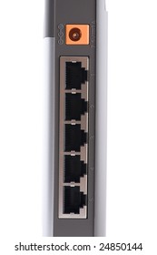 Object On White Ethernet Switch Close Stock Photo 24850144 | Shutterstock