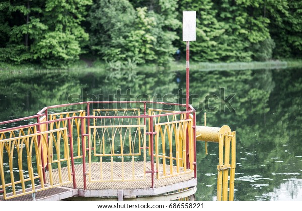 Observation Deck Lake Stock Photo 686558221 | Shutterstock