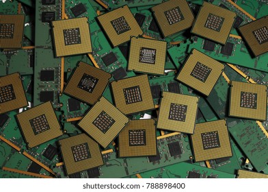 Pile Old Cpu Chips Obsolete Computer Stock Photo 421852744 | Shutterstock