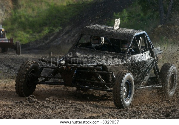 Off Road Buggy Race Through Mud Stock Photo 3329057 | Shutterstock