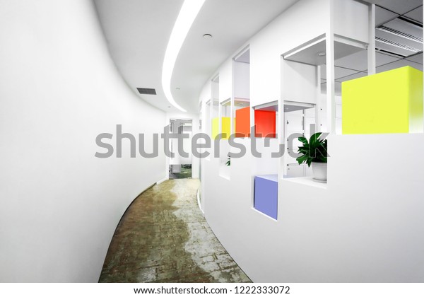 Office Interior Corridor Space Map Stock Photo (Edit Now) 1222333072