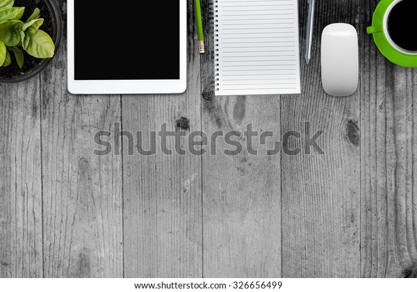 Office Table Instruments Work Office View Stock Photo 326656499 ...
