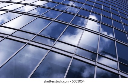 Office Windows Clouds Reflection Stock Photo 5383054 | Shutterstock