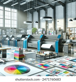 Modern Small Printshop AI-generated image 2456421551 | Shutterstock