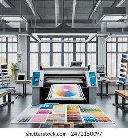 Modern Small Printshop AI-generated image 2456421551 | Shutterstock