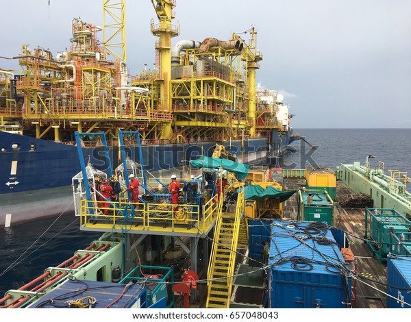 Offshore Floating Production Storage Offloading Fpso Stock Photo ...