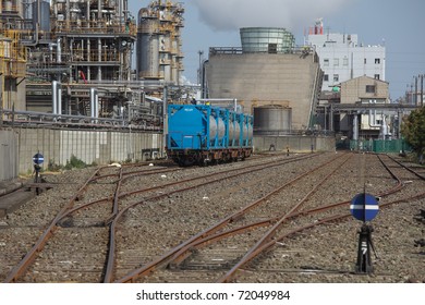 Oil Refinery Container Freight Train Foto de stock 72049984 | Shutterstock