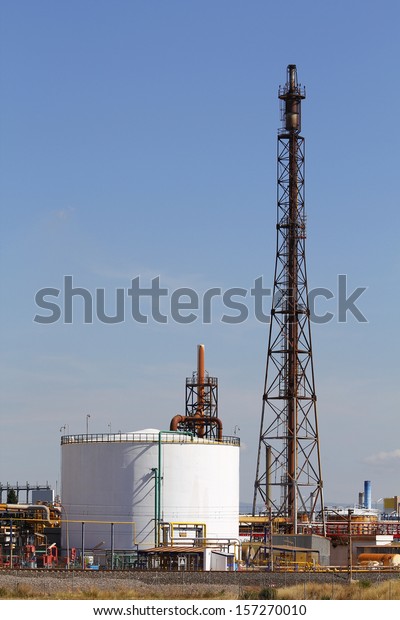 Oil Refinery Smoke Stack Stock Photo 157270010 | Shutterstock
