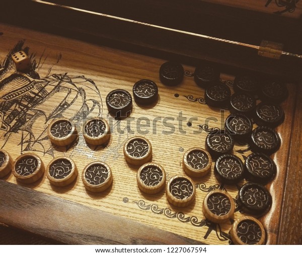 Old Backgammon Board Stock Photo 1227067594 | Shutterstock