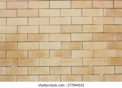 Sand Color Brick Wall Texture Background Stock Photo 1139255939 ...