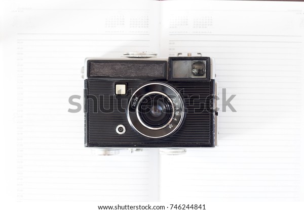 Old Camera Flat Lay Top View Stock Photo 746244841 | Shutterstock