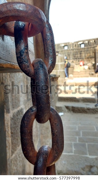 Old Chains On Fort Stock Photo 577397998 | Shutterstock