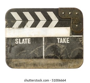 Old Clapperboard Isolated Background Stock Photo 51006664 | Shutterstock