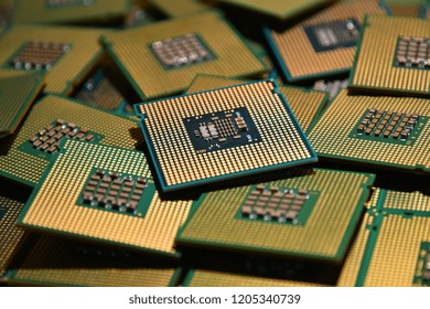 Old Computer Chip Processors Stock Photo 1205340745 | Shutterstock