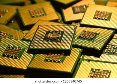 Old Computer Chip Processors Stock Photo 1205340745 | Shutterstock