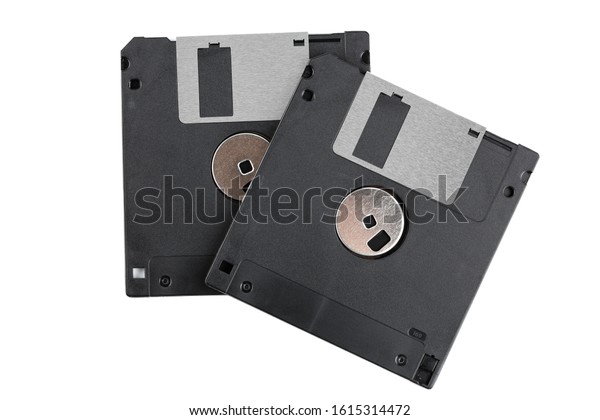Old Computer Diskette Over White Background Stock Photo (Edit Now ...