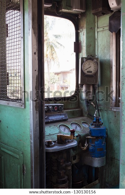 Old Control Room Train Stock Photo 130130156 | Shutterstock
