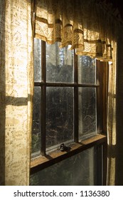 Old Cottage Window Dramatic Light Stock Photo 1136380 | Shutterstock