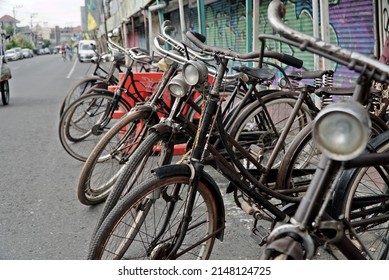Old Cycle Traditional Java Indonesia Called Stock Photo 2148124725 ...