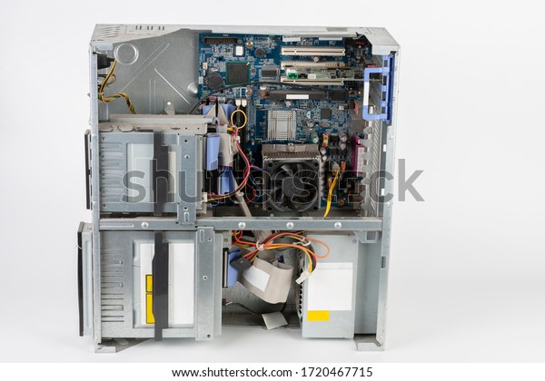 Old Desktop Computer Inside Floppy Disk Stock Photo 1720467715 ...