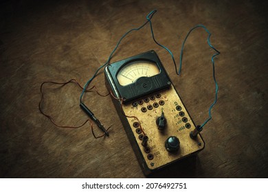 Old Electrical Device Measuring Current Strength Stock Photo 2076492751 ...