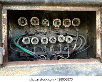Old Electrical Panel Breakers Stock Photo 428008873 | Shutterstock