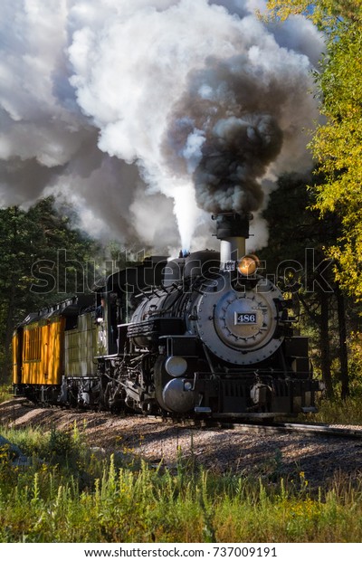 Old Fashioned Steam Engine Stock Photo (Edit Now) 737009191