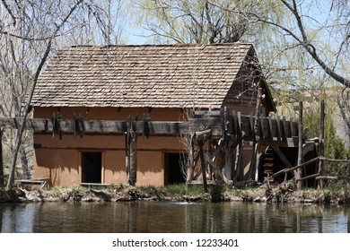 Old Fullyworking Waterdriven Mill Rather Large Stock Photo 12233401 ...