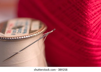 Old Idea Sewing Needle Thread Stock Photo 389258 | Shutterstock