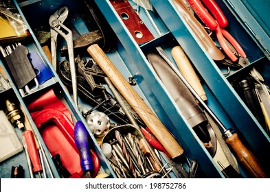 Old Instruments Tool Box Stock Photo 198752786 | Shutterstock