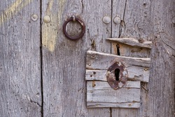 Old gate featuring lock, padlock, and door, an Architecture Photo by ...