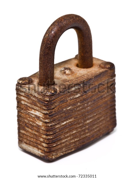 Old Lock Side View Isolated On Stock Photo 72335011 | Shutterstock